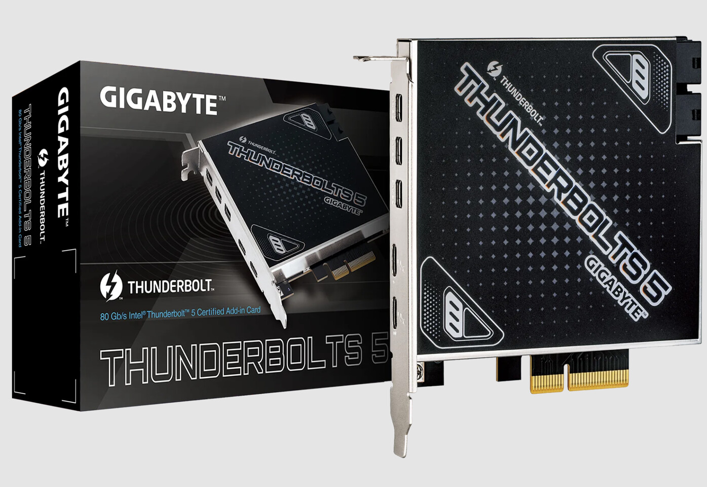 Gigabyte launches Thunderbolt 5 expansion card featuring PCIe 4.0 ...